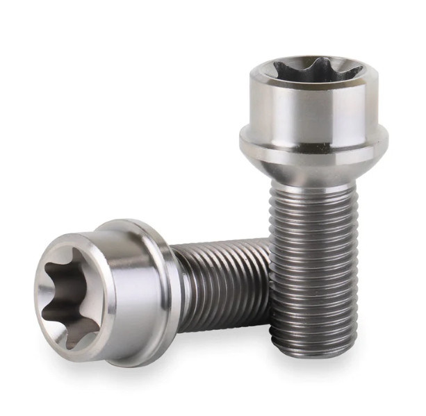 Titanium Wheel Lug Bolts M24x1.25 Titanium Screw Cold Heading