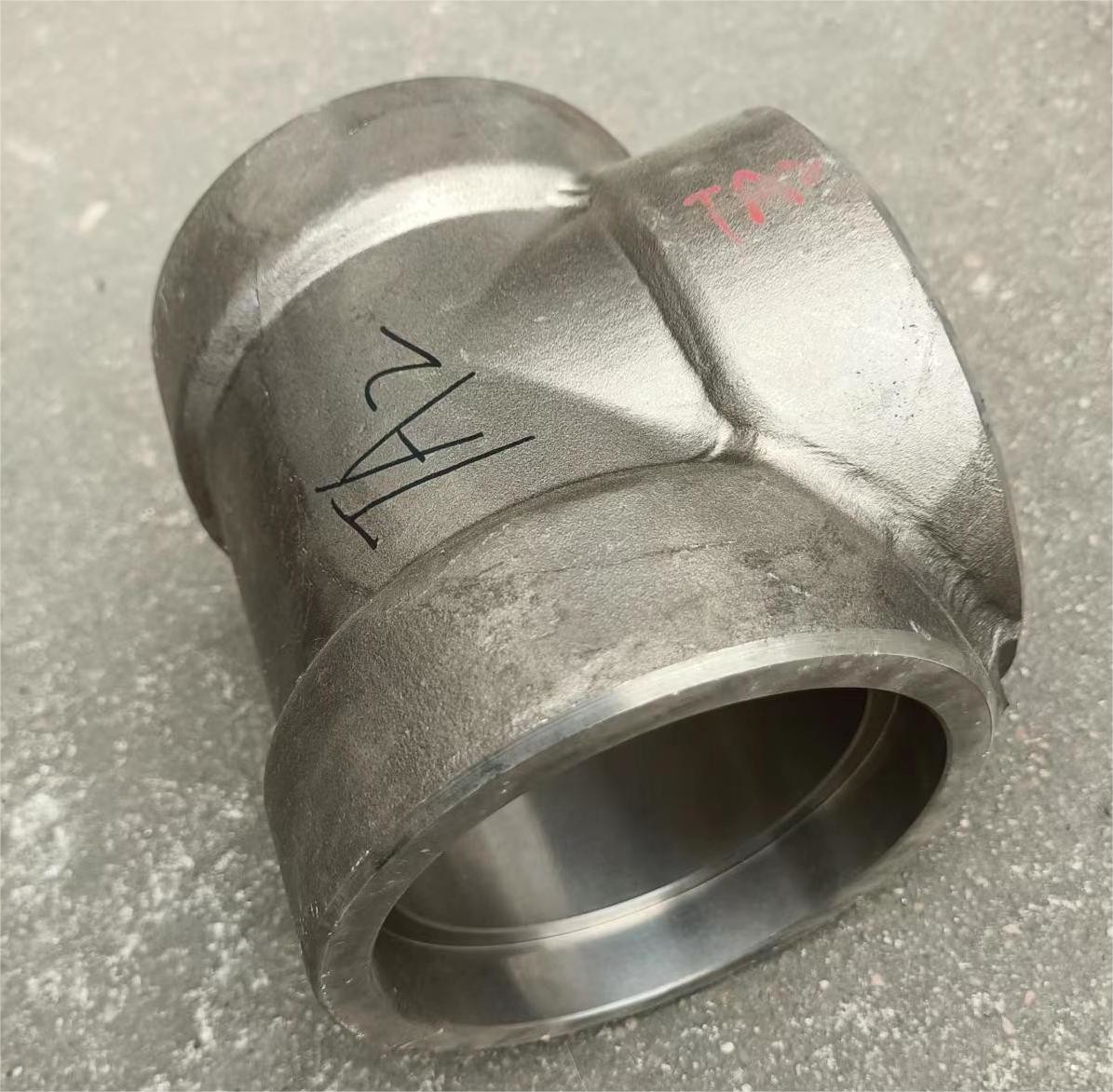 Forging Technology Titanium Pipe Connector Gr1 Gr2 Gr5 Various Fittings