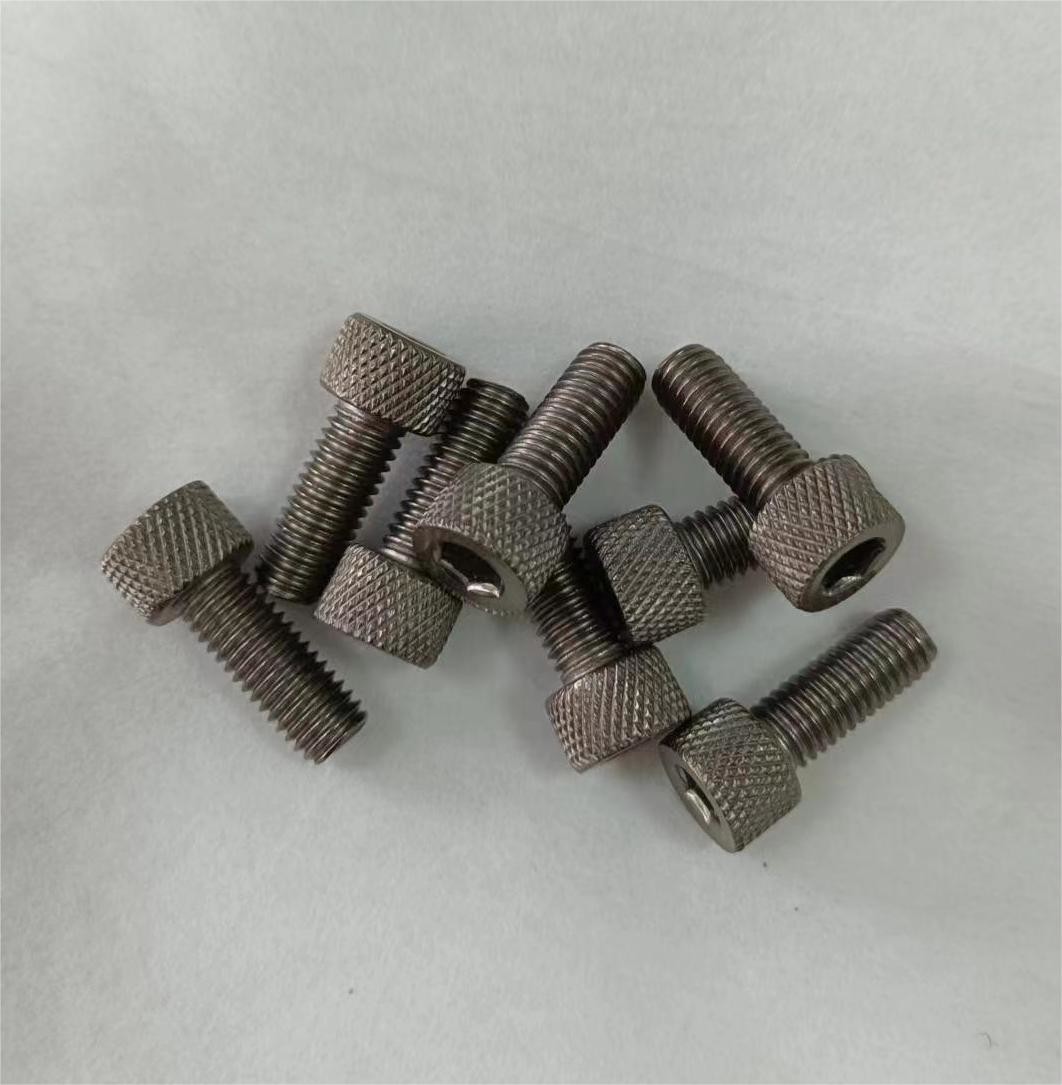 Titanium Knurled Socket Screw Bolt For Motocycle / Shipbuilding Customized