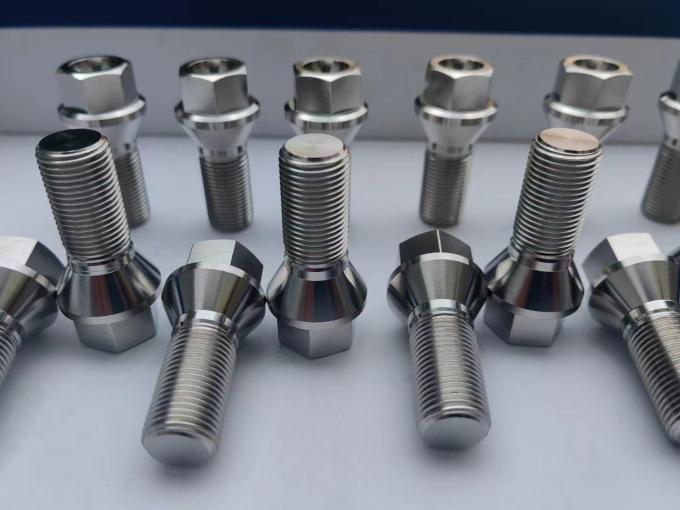 Titanium Wheel Lug Bolts M24x1.25 Titanium Bolts Cold Heading