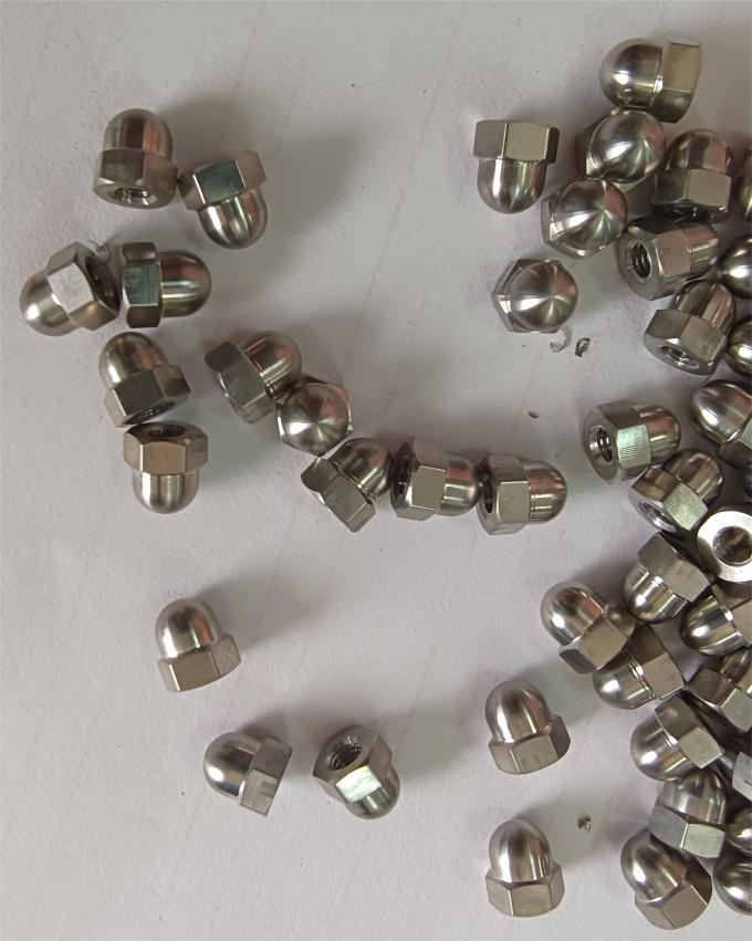 Custom Titanium Nut M2 M4 M6 M8 M10 M12 Dome Head Acorn Hex Nuts